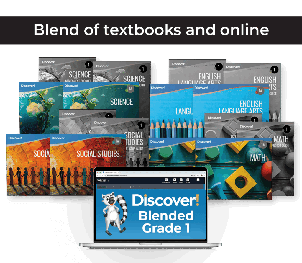 *Discover! 1st Grade Blended 4-Subject Set